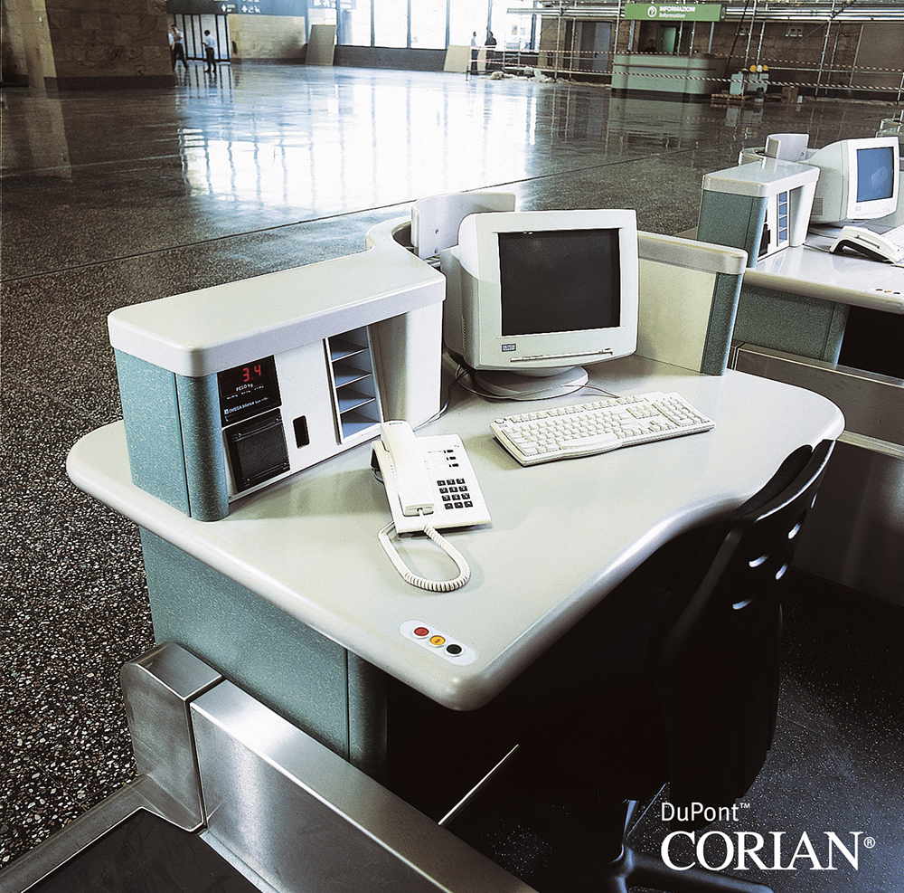 Acrylic Solid Sufaces For Airports & Transport Hubs | DFMK