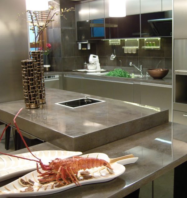 Acrylic solid surface kitchen installers | Deeley Fabrications MK